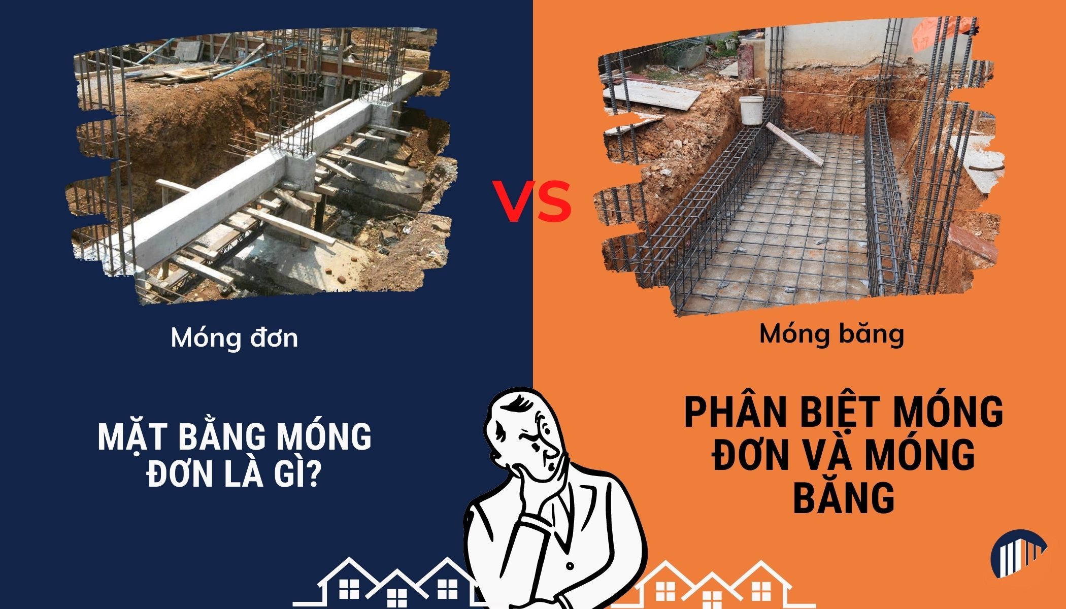 Review so sánh móng đơn và móng băng mới nhất